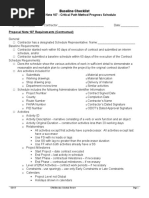 Schedule Review Checklist | PDF | Time | Business