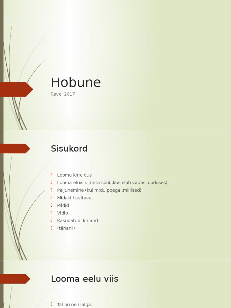 Hobune | PDF