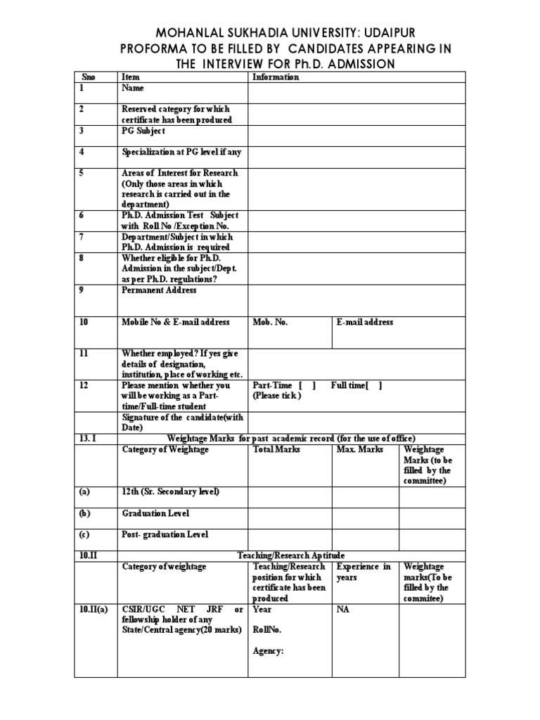 PHD Interview | PDF | Doctor Of Philosophy | Academia