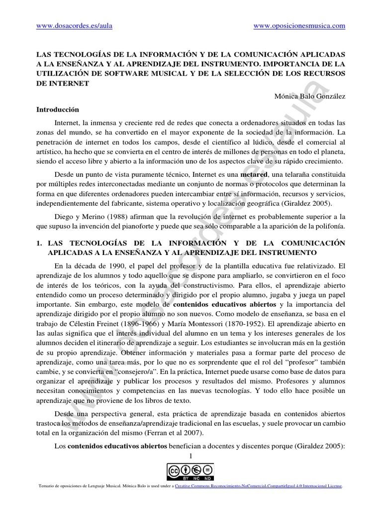 Tics Pdf Tecnología De Información Y Comunicaciones Blog