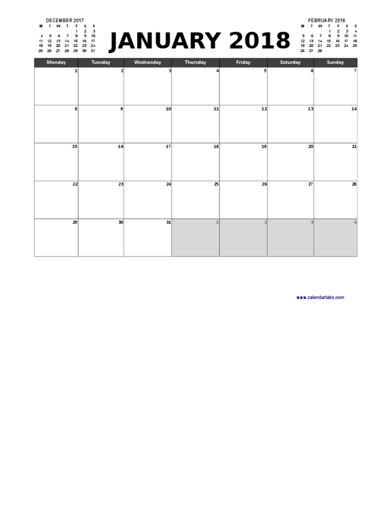Monthly Calendar 5a5f99fd6b3ff | PDF | Sports | Leisure