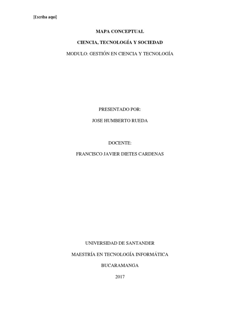 Jose Rueda Mapa Actividad1.1 | PDF | Conocimiento | Science