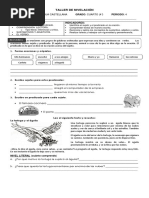 Evaluación de Español 4° Grado | PDF | Lingüística