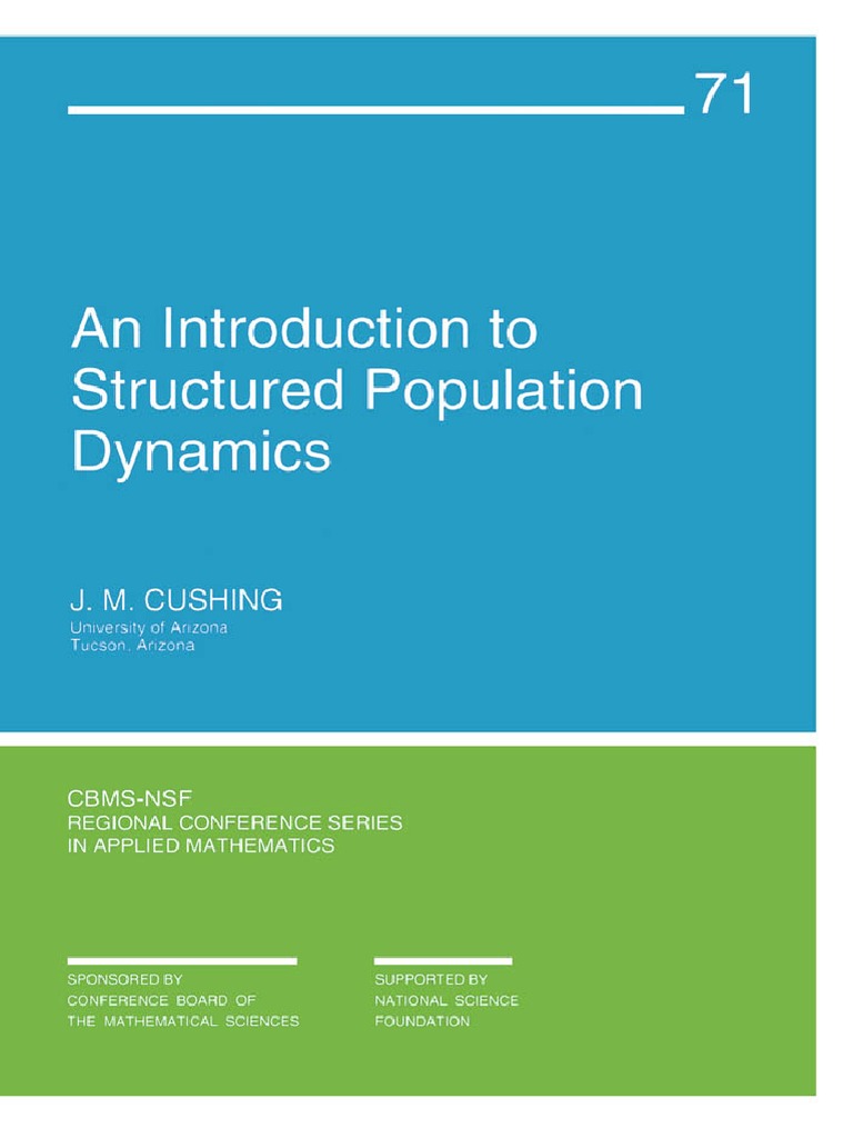 Cushing-An Introduction To Structured Population Dynamics | PDF | Eigenvalues And Eigenvectors ...