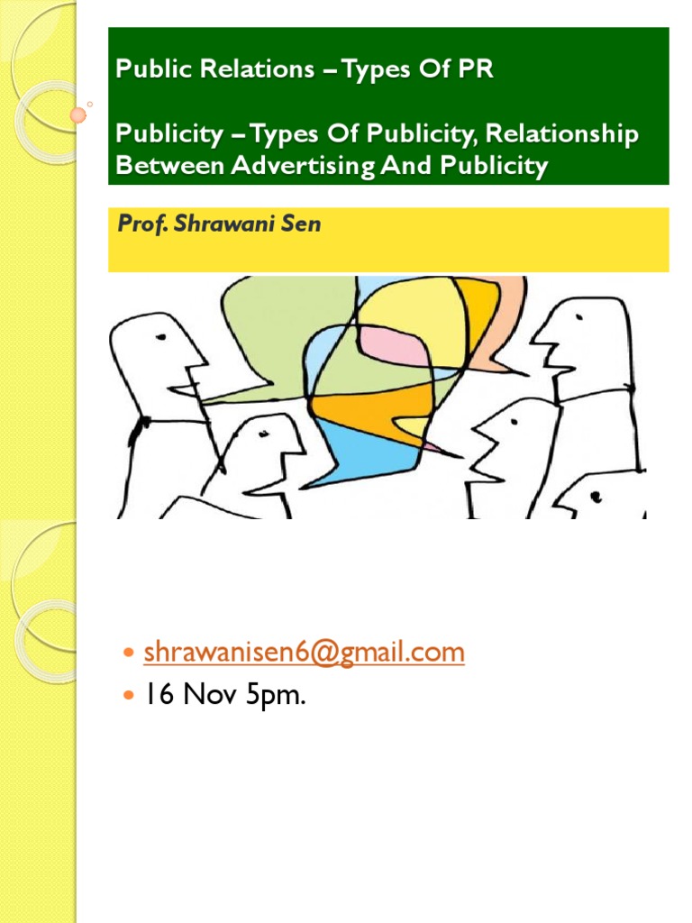 Public Relations - Types of PR | PDF | Public Relations | Reputation