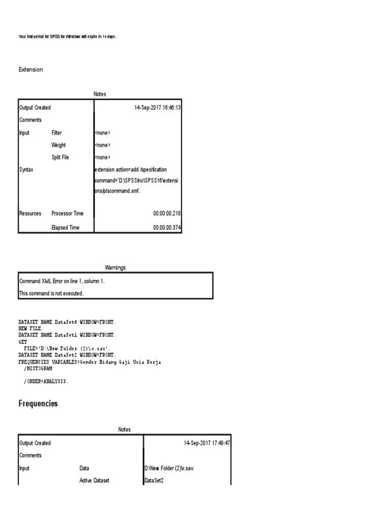 OUTPUT2 | PDF | Spss | Data