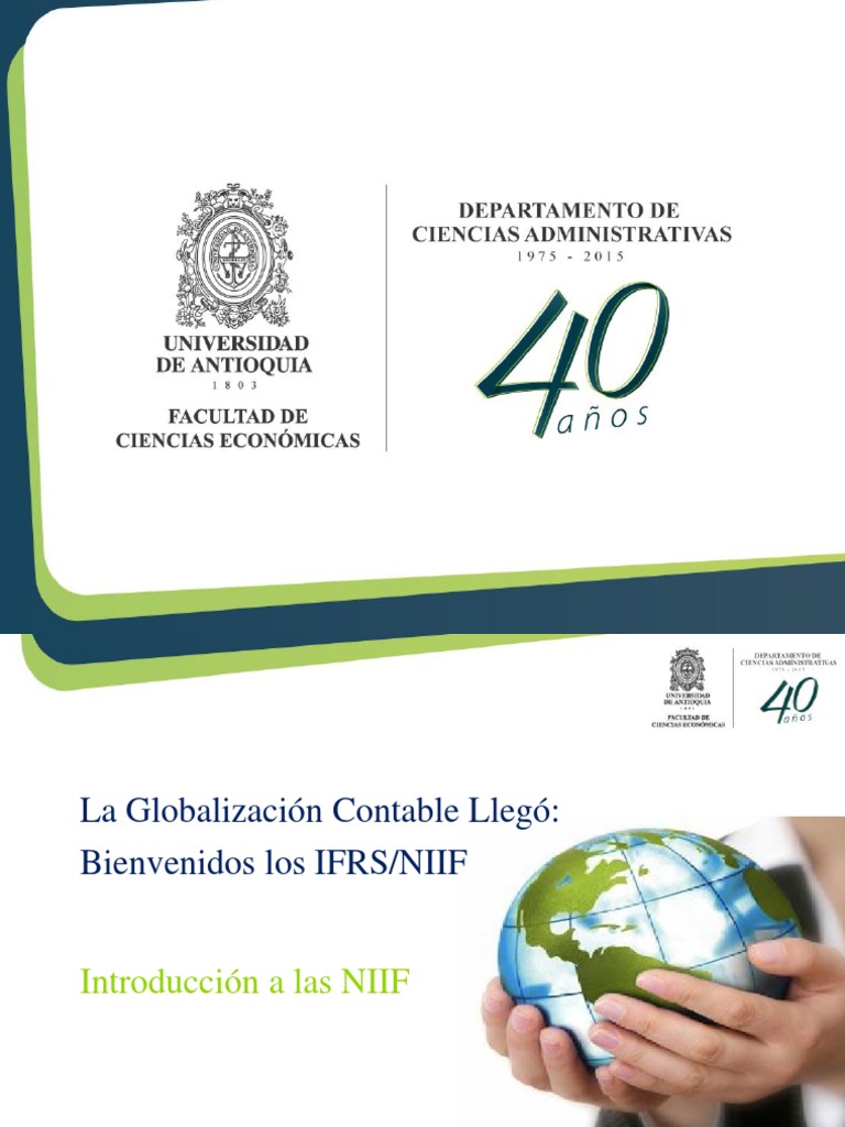 Introducción A Las NIIF | PDF | normas internacionales de INFORMACION ...