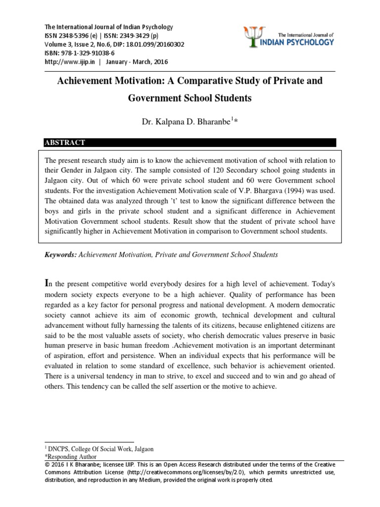 Comparative Study | PDF | Motivation | Motivational