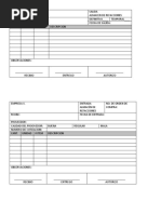 Formato Vale de Entrada de Mercancia de Almacen | PDF