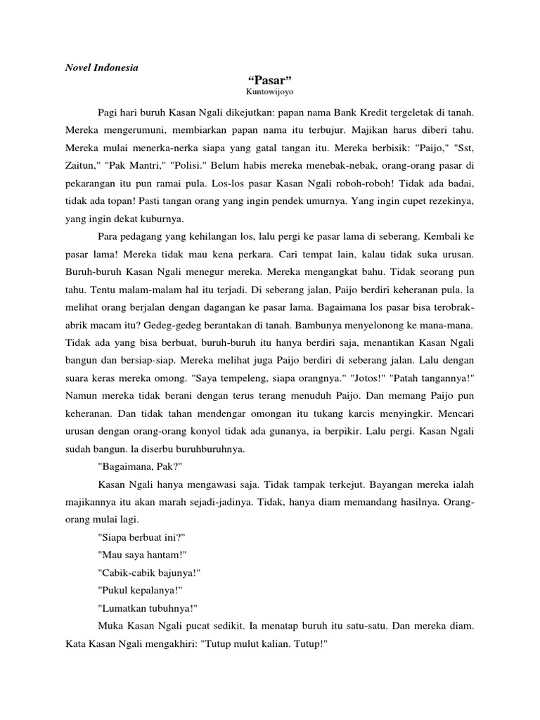 Novel Indonesia | PDF