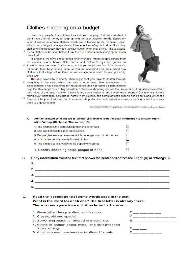 Benefits of Charity Shopping | PDF