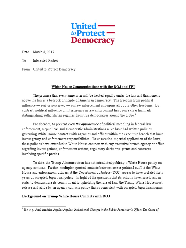 PD Agency Contacts Memo | Download Free PDF | United States Department ...