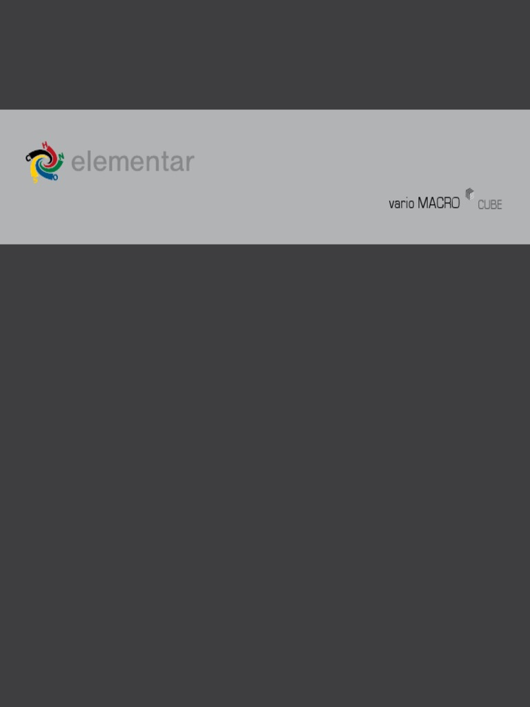 C Elementar Vario MACRO Cube PDF | PDF | Total Organic Carbon | Combustion