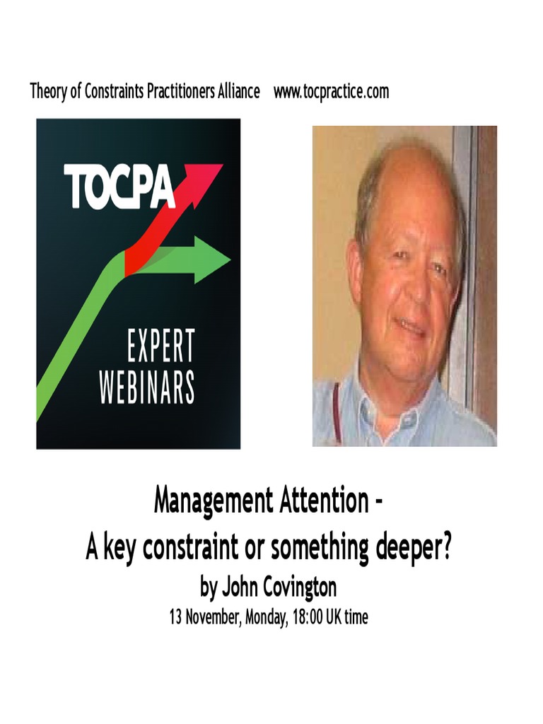 TOCPA Webinars John Covington 13 Nov 2017 Shown | PDF | Leadership | Soul