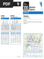 GO Transit - Timetable | PDF | Public Transport