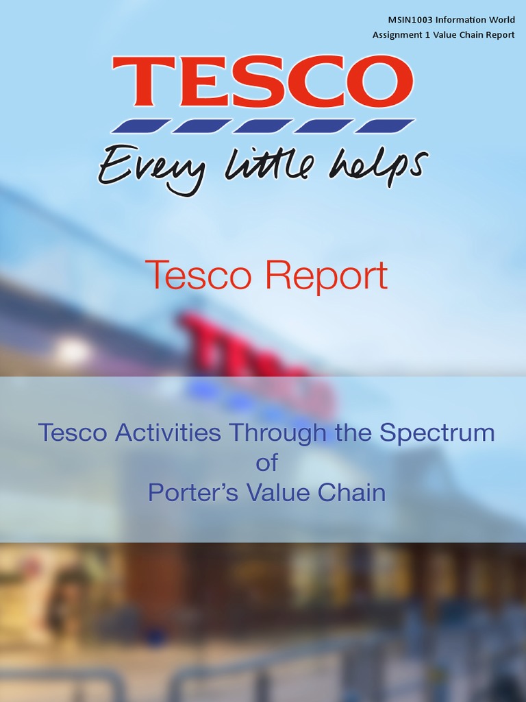 TESCO Value Chain Report | PDF | Tesco | Value Chain