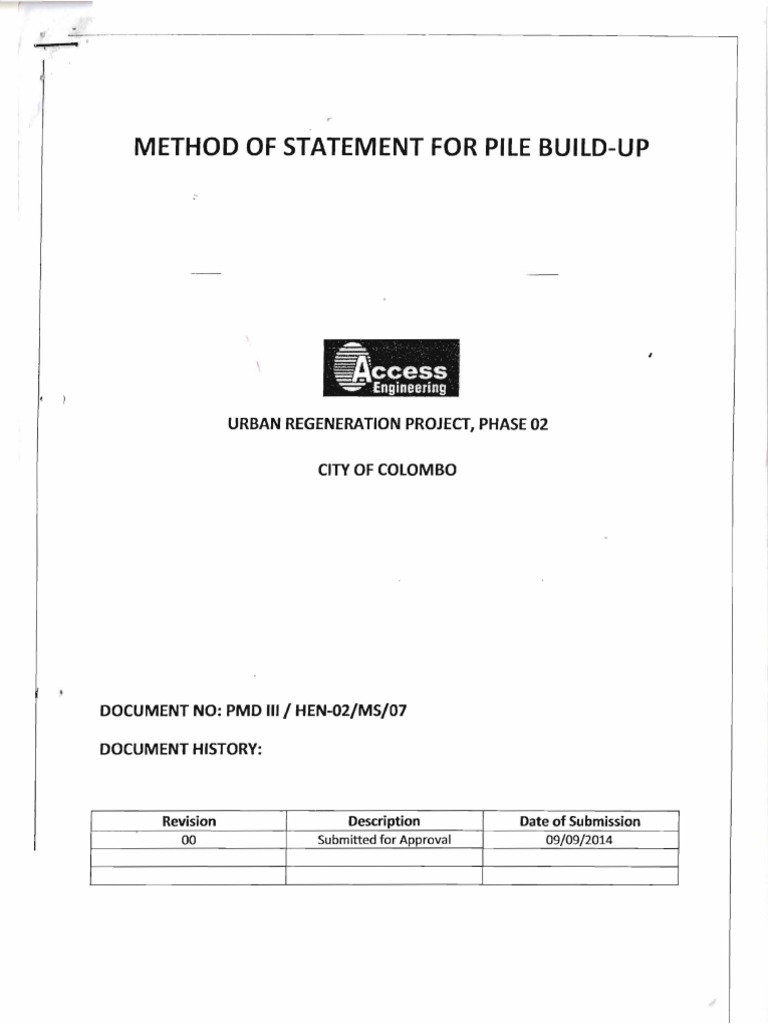 Pile Build Up | PDF | Deep Foundation | Masonry