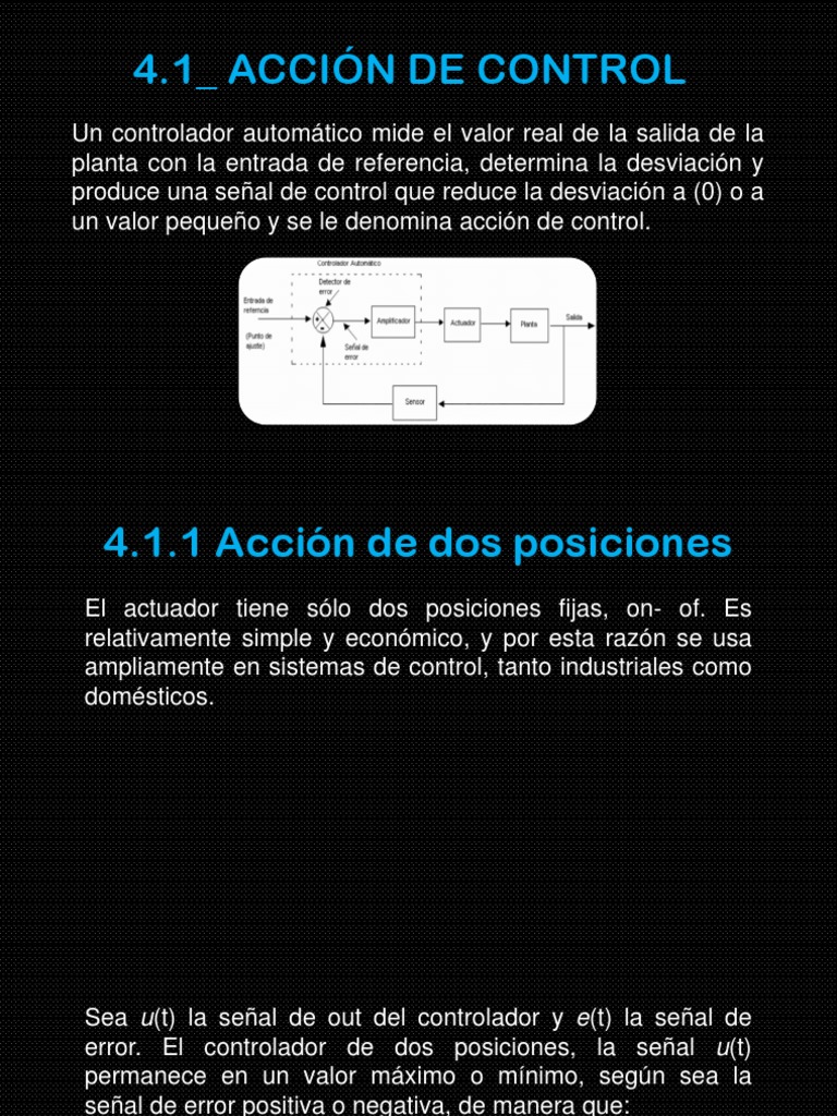 Acciones Basicas de Control | PDF | Ingeniería mecánica | Ingenieria ...