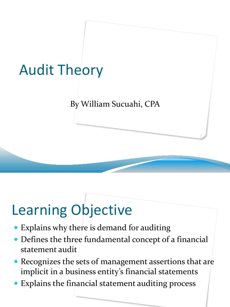 Audit Theory | Financial Audit | Internal Control