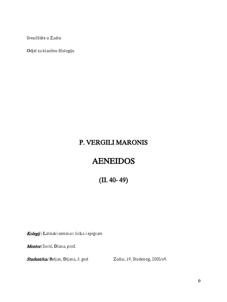 Primjer Seminarskog Rada | PDF