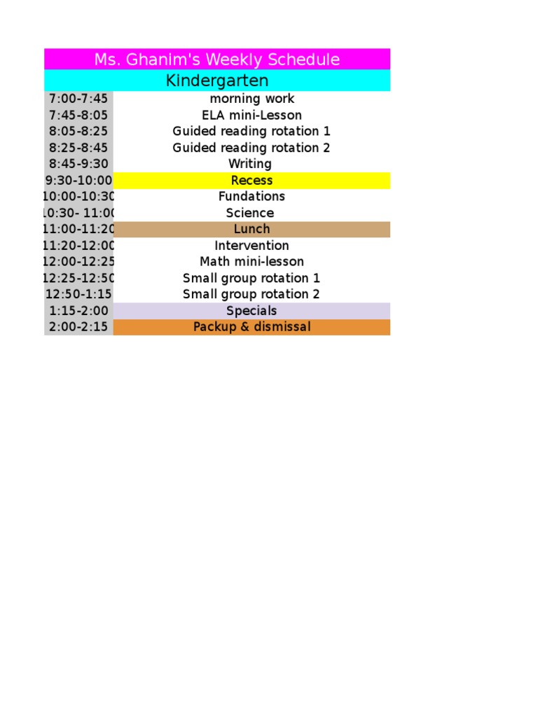 Content Schedules | PDF | Educational Years | Academia