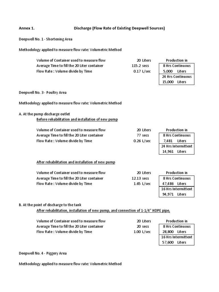Flow Rate Determination | PDF | Flow Measurement | Discharge (Hydrology)