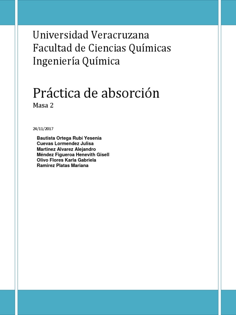 Absorción | PDF | Absorción (Química) | Fases de la materia