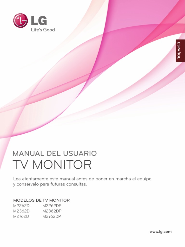 Manual de Usuario LG Monitor | PDF | Hdmi | Monitor de computadora