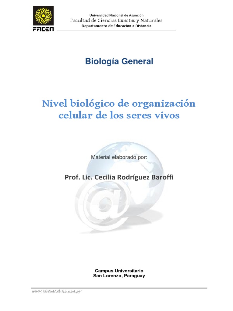 BG IV de LA UNID III Nivel Biologico de Organizacion Celular en Los ...