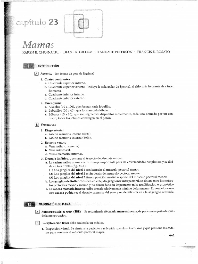 NMS Cap.23 Cirugia Mama 5ta Edicion | PDF