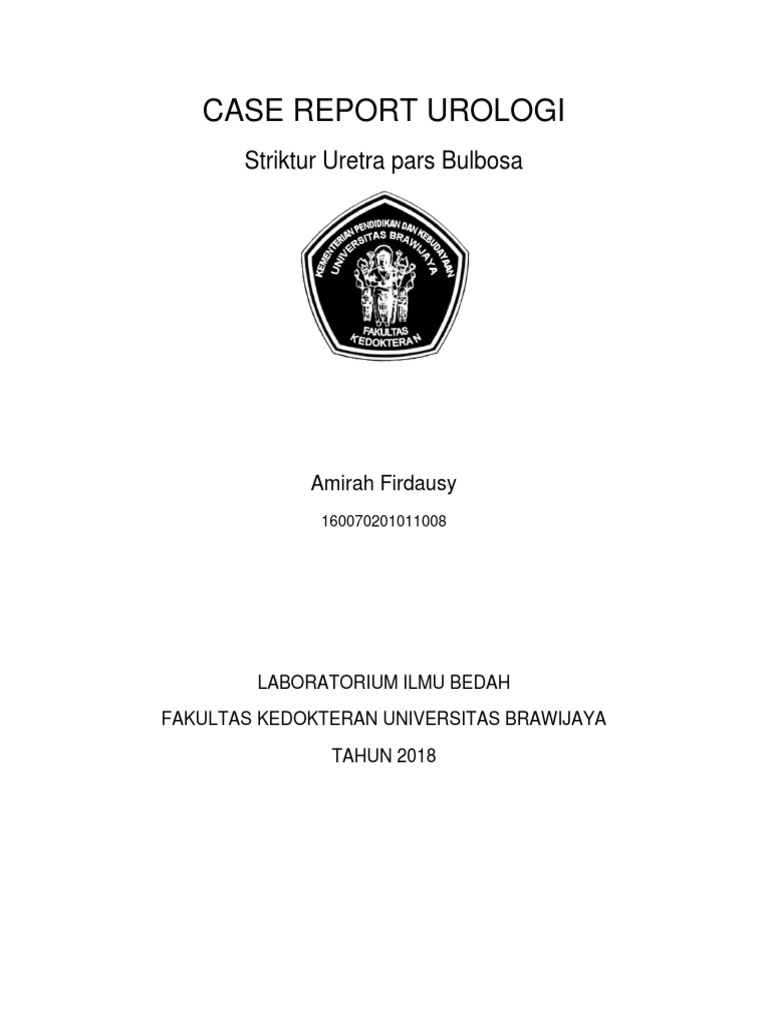 Case Report Urologi StrikturUretra Pars Bulbosa | PDF