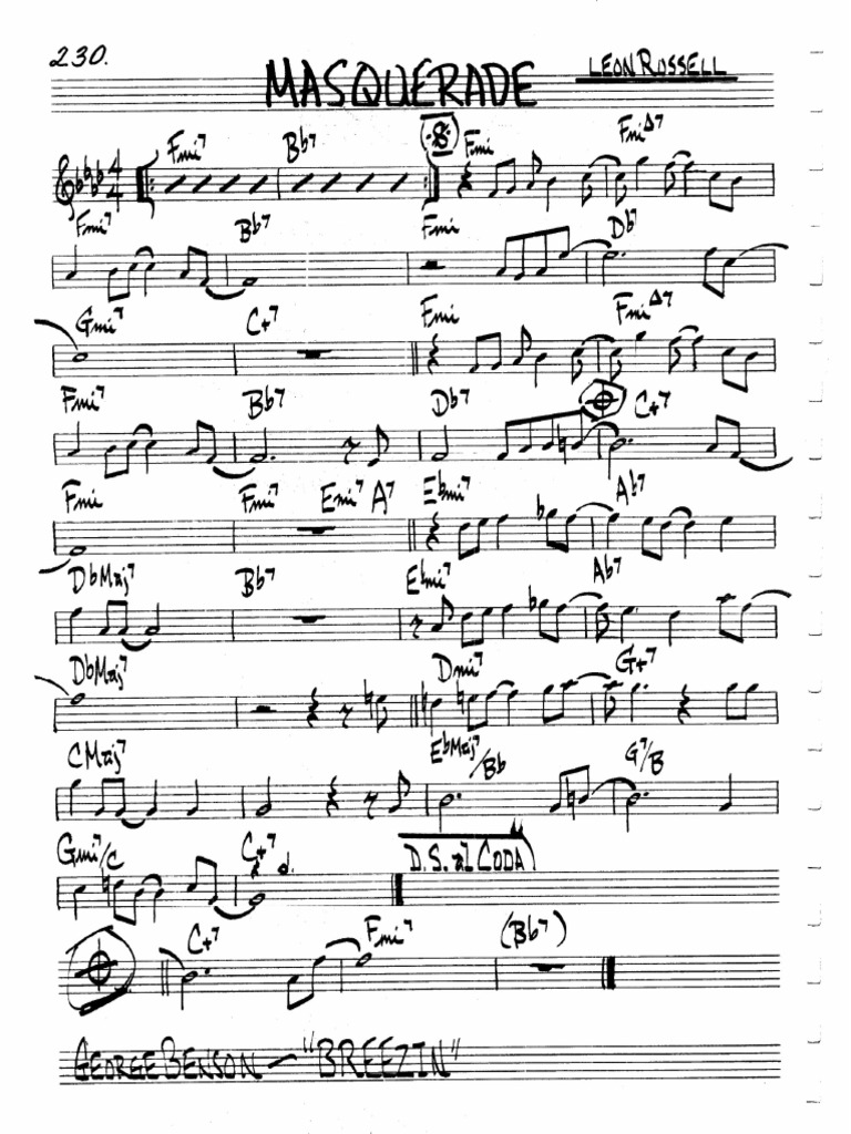 This Masquerade PDF | PDF