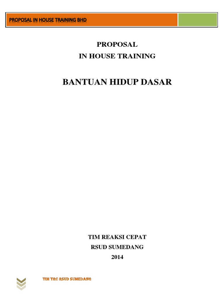 Proposal in House Training BHD | PDF