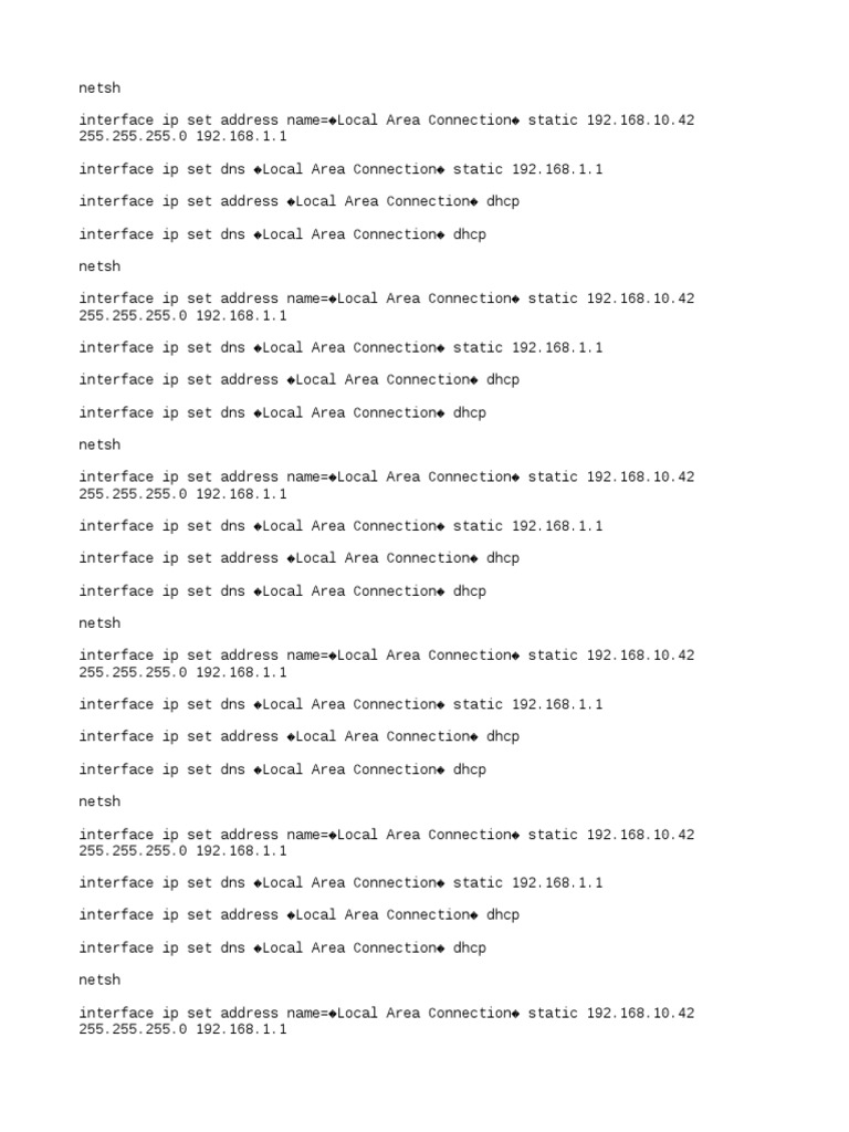Set Ip From Command Prompt | Ip Address | Domain Name System