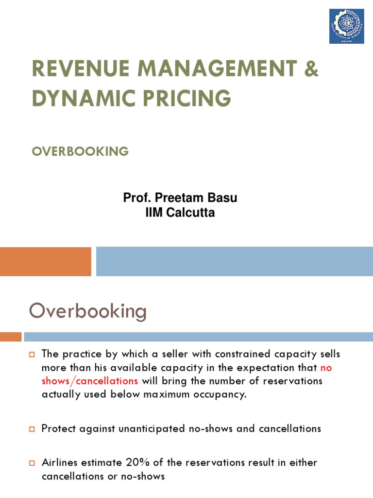 Overbooking Pdf Airlines Business Economics