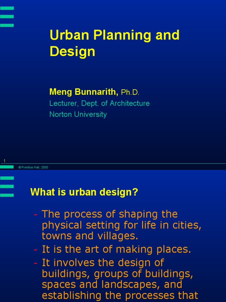 D1 - Urban Planning and Design | PDF | Urban Design | Built Environment