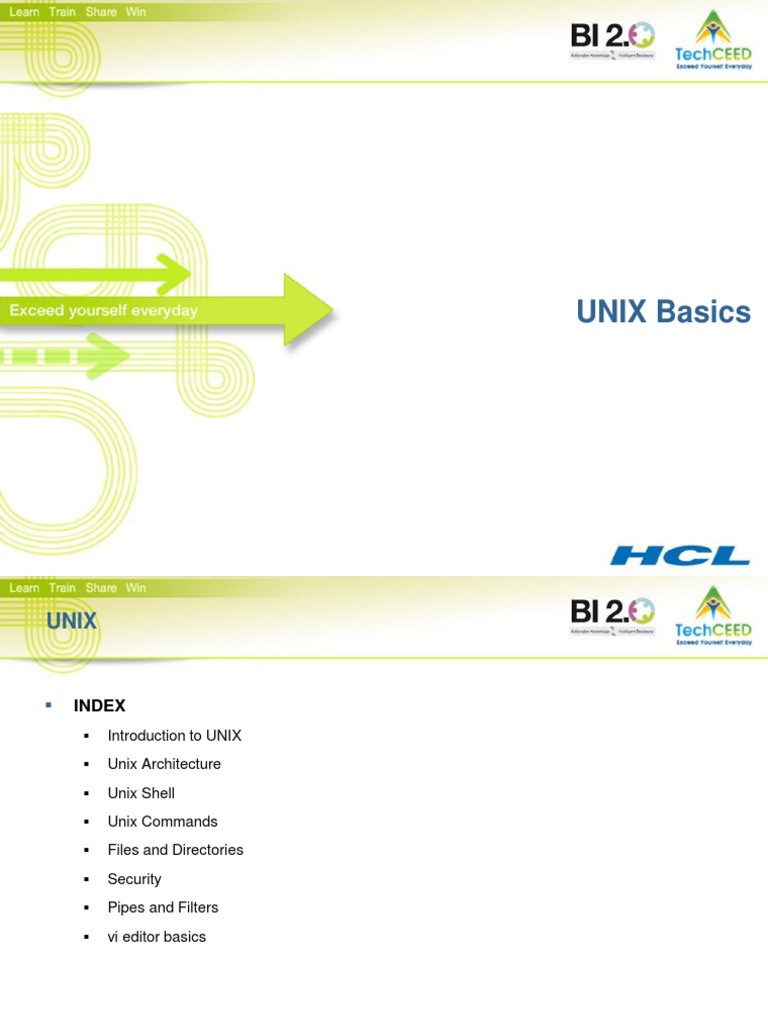 5) Unix | PDF | Unix | Operating System