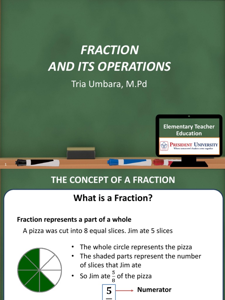 Week 6 7 Fraction And Its Operations PDF Fraction Mathematics