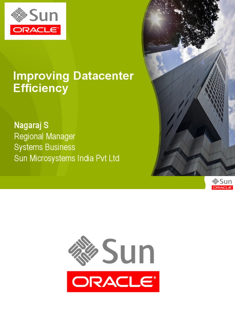 2-4 Sun Datacenter - Efficiency Session | PDF | Solid State Drive ...
