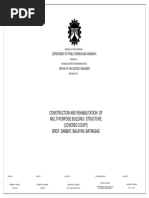 DPWH Multi-Purpose Building Plans | PDF | Building Engineering | Building