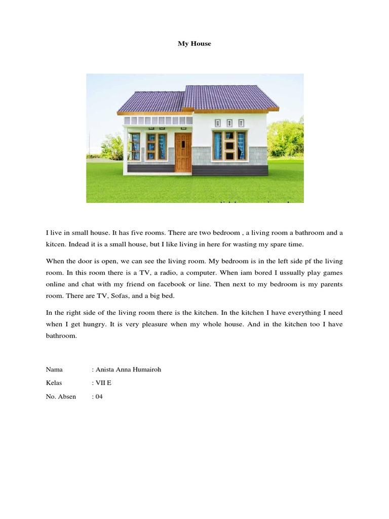 My House | PDF | Domestic Life | Consumer Goods