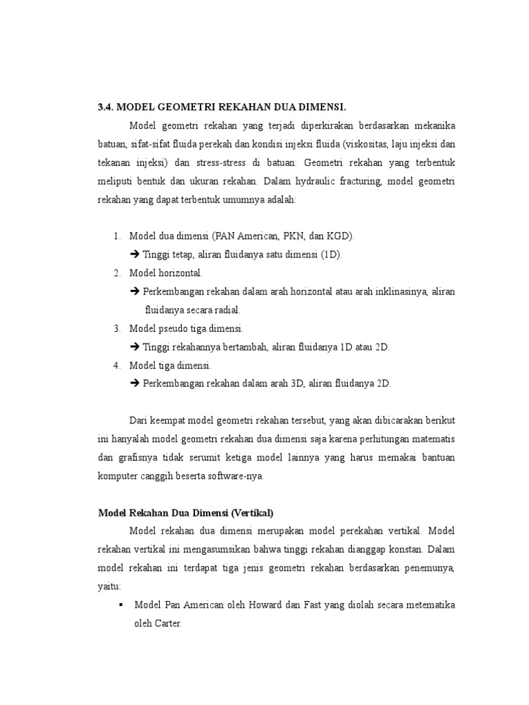4 & 5 Geometri Rekahan Dan Analisa Tekanan Perekahan | PDF