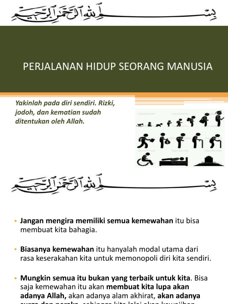 Perjalanan Hidup Seorang Manusia | PDF