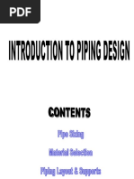 Piping Design Quick Reference Card | PDF
