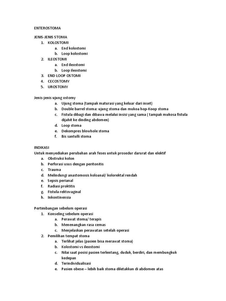 Enterostoma | PDF