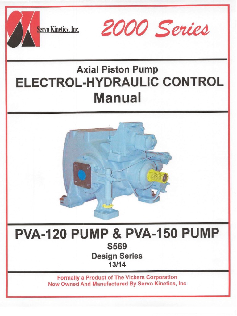 22 Servo Kinetics Inc Classic 2000 Series Variable Displacement Piston ...