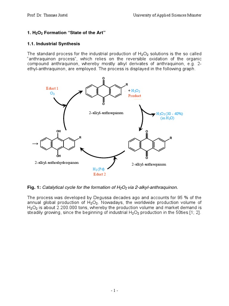 H2O2 Synthesis | PDF | Electrochemistry | Hydrogen Peroxide