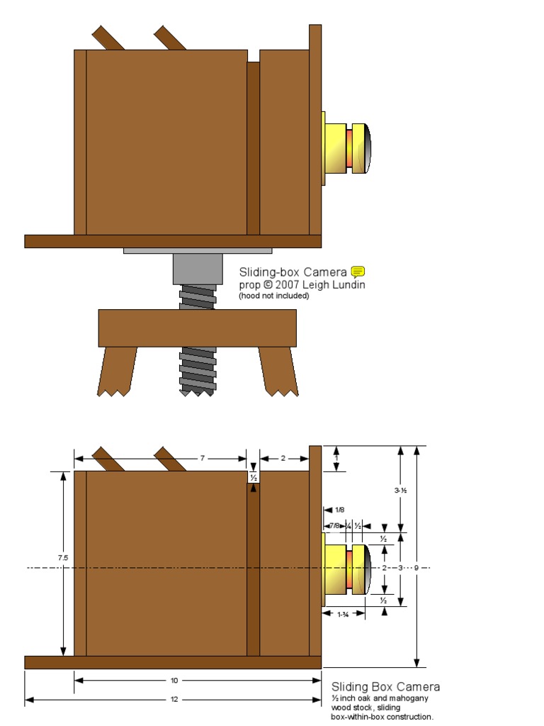 Box Sliding Camera Plans | PDF