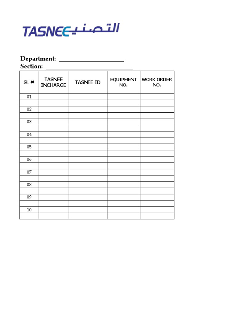 Tasnee-Daily Scaffolding Form | PDF