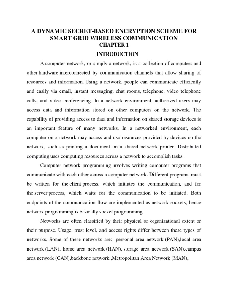 An Efficient Secure Routing Algorithm for Wireless Communication in Smart Grids | PDF | Routing ...